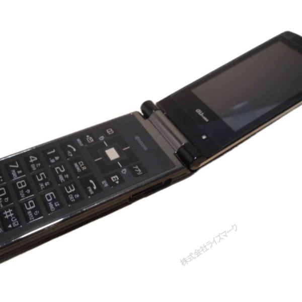 ガラケー【K002】 ブラック　【送料無料】 au 京セラ 動作保証  ガラケー