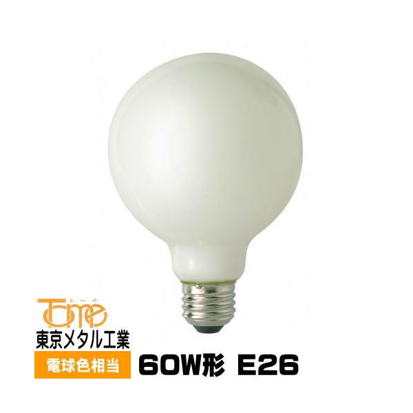 ●ブランド：東京メタル工業●品名：フィラメント型 LED電球 ●品番：LDG7L-GW60W-TM●口金：E26●光色：電球色(2700K)●全光束：810lm●演色評価数：Ra80●寿命：20,000時間●調光不可 断熱材施工器具非対応●...