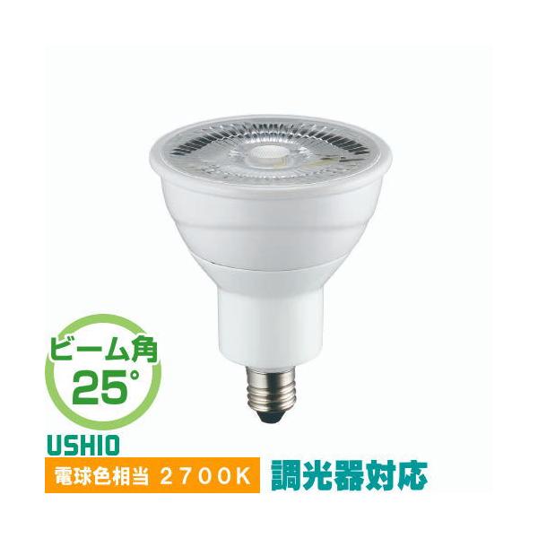 ●メーカー ： ウシオ●形番 ： LDR5L-M-E11/D/27/5/25-HC-C●JDR φ50 40W相当の明るさ●光色 ： 電球色相当(2700K)●配光 ： 中角●定格電圧 ： 100V●消費電力 ： 5.0W●入力電流 ： 0...