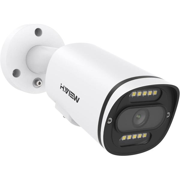 カメラの特徴：・屋外・屋内対応、天井・壁面取付可能。・4K 800万画素・8MP高画質、2.8mm広角レンズ搭載。・24/7フルカラー撮影、F1.0明るいレンズで暗所対応。・POE対応でLANケーブル1本で給電・映像伝送。・AI人体・侵入・...