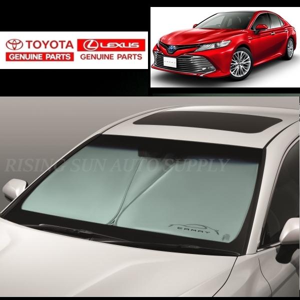 ■イラストと日本語の説明書を同封【たたみ方のコツが解ります】■適用車：トヨタ カムリTOYOTA CAMRY ■全グレード適用■年式：2017年7月〜現行モデル■フロントサンシェード 1セット【本体+収納バッグ】■カラー：表 シルバー 裏 ...