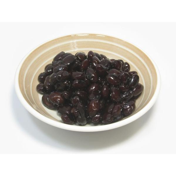 黒煮豆。非常に食べやすい、上品な甘さです。