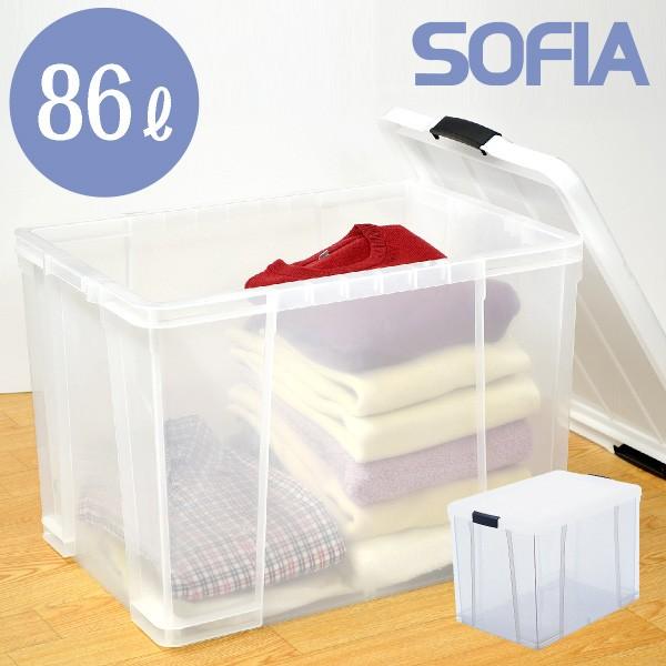 ソフィアボックス　S−04D クリアーサイズ： 縦440×横635×高さ435(mm)材　質： 本体／PP有効内寸： 縦365×横535×高さ398(mm)耐荷重： 30kg原産国： 日本押入れ，ボックス用，バックヤード収納，業務用，積み重...