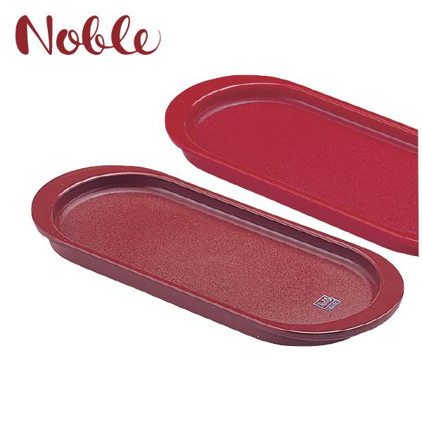 ノーブル　トレー（楕円）サイズ： 270×110×高さ20(mm)材　質： PMMA原産国： 日本昭和レトロ 大正ロマン 雑貨 トレイ 調味差し置き台 ロングセラー 定番 定食 丈夫 茶 赤 レッド ブラウン セール