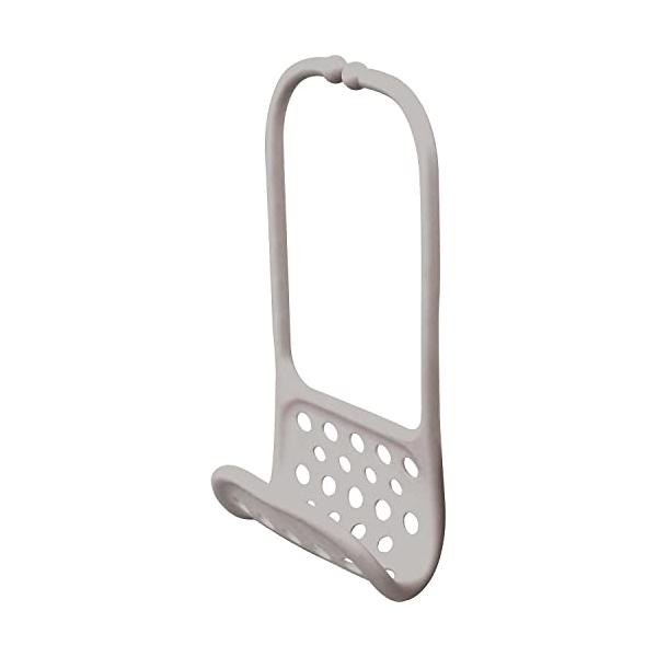 材質：TPR、鉄、生産国：中国特徴：スポンジ、石けんなどをスッキリ置ける。特徴：ワイヤーを曲げてひっかけるだけ 留めたりさしたりして好きなところにかんたん取り付け出来ます。特徴：シンプルなデザインで取付け場所の雰囲気をこわしません。特徴：吸...