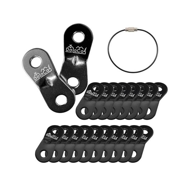 *スペック*サイズ：縦4cm*横1.6cm*穴径0.6cm　重量：2.8g　素材：アルミニウム*軽量アルミニウム*高品質な軽量アルミ合金を採用 軽量アルミニウムは耐久性に優れており変形やサビにも強く、且つ重量も僅か2.8gと軽く丈夫で軽いを...