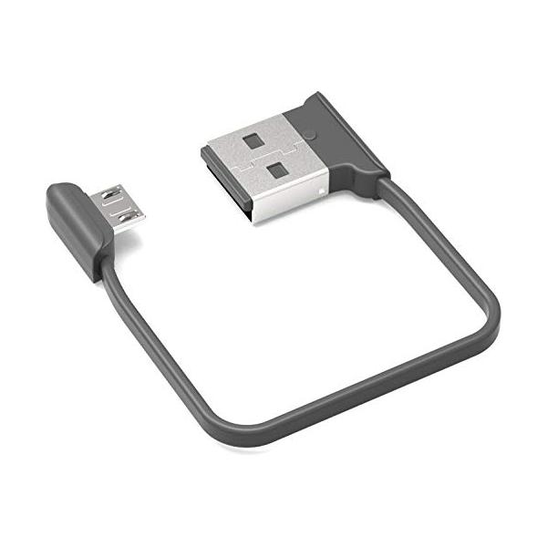 USB タイプA - microUSB ケーブル 両端 L字 タイプ L字パターン2*全長 約 12cm *ケーブル長 約 9cm *製品内容 microUSBケーブル * 1(方向 2) *保証期間 お届け日より1ヶ月充電やデータ通信にご...