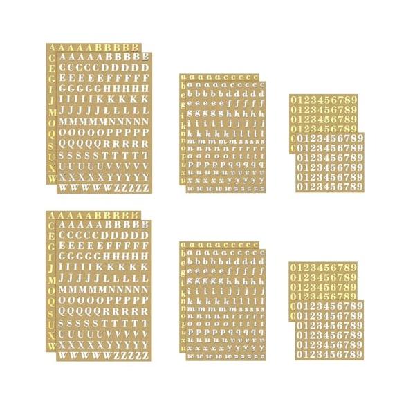 仕様 セット内容12枚ゴールドネイルシール アルファベットを含む、には大文字、小文字、数字の3種類があり、色は金色*銀色で、合計12枚が含まれています。これらのステッカーはさまざまな装飾のニーズを満たすことができます。 自己接着型デザイン ...