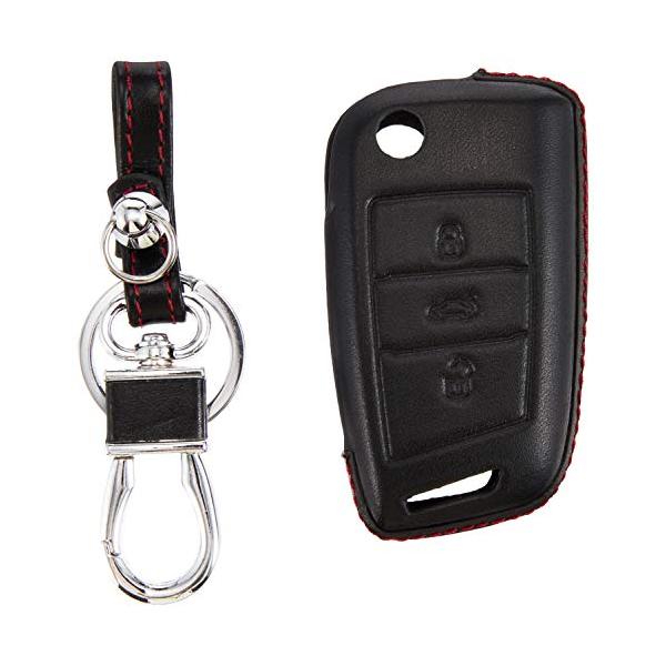 core OBJ select LetherKey Cover for Volkswagenは本革の立体成形(革絞り)よる高品位なデザインと加工技術によってキー全体をやさしく包み込み、大切なキーを汚れや傷などから保護します。カバーの上からも...