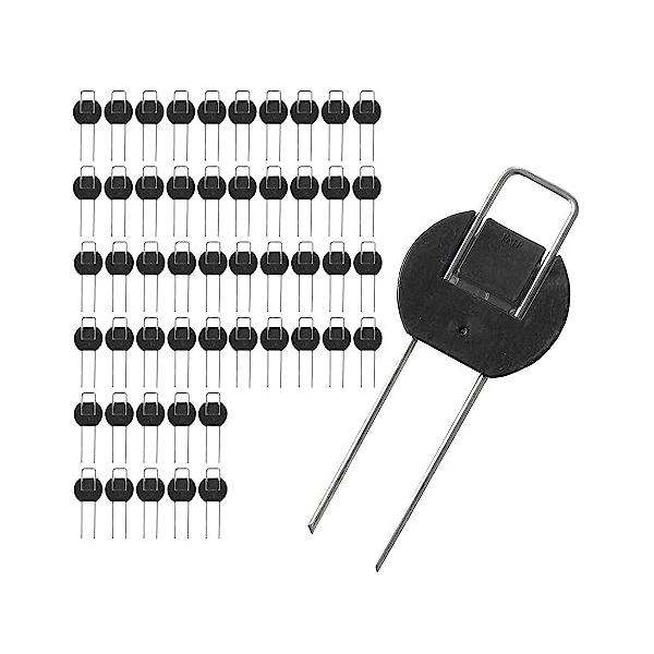 * 特徴 コの字ピンと押さえ板が一体になった、作業効率のいい押さえピンです これまで面倒だった、ピンと押さえ板を併せる作業が無くなります フラットタイプではコの字ピンを採用 Uピンタイプと比べ、凹凸が少なく見た目もすっきり 凹凸部分に土が溜...