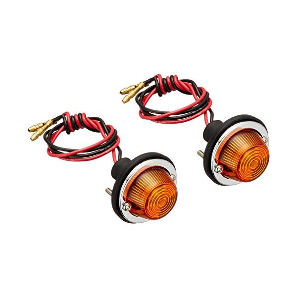 本体サイズ:43φx22mm汎用2個セット車＆バイク:バイクパーツ:バイク用ライト・ランプ:ウインカー・パーツ:ウインカー