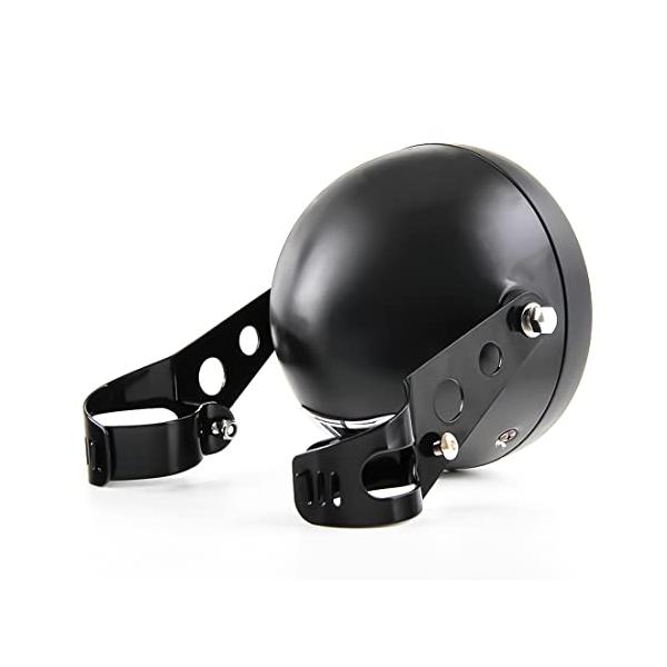 ハーレーダビッドソン用5.75インチLEDヘッドライトを装着する際に必要なハウジングとブラケット、5.75インチLEDヘッドライトを装着する方にお勧めします。アフターマーケットランプシェル クランプ付き 5.75インチLEDヘッドライト、 ...