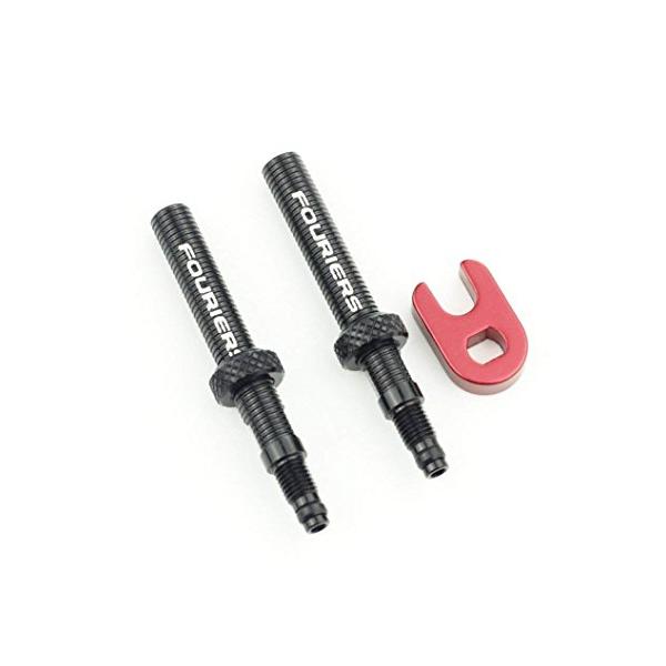 MADE IN TAIWAN素材：アルミ合金6061-T6長さ：40mm、60mm； 2本セット重量：6g/set(40mm)；8g/set(60mm)仏式バルブ対応スポーツ&amp;アウトドア:自転車:自転車パーツ:バルブ