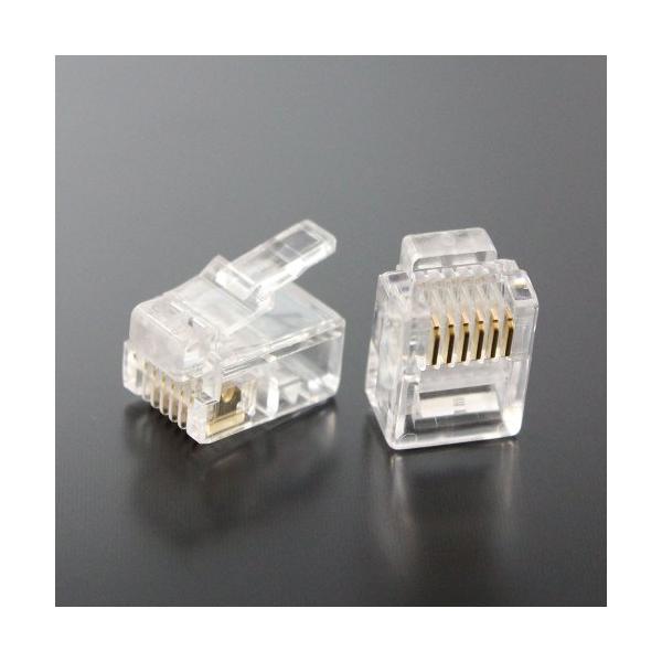 入数：１０個プラグ形状：ＲＪ１２/１１プラグ　６極６芯 ６Ｐ６Ｃ  ３μ金メッキ対応機器：電話、ＦＡＸ、ホームテレフォン、ビジネスフォン、モデム、通信機能付きゲーム機などRoHS指定対応/ゴミの少ないエコ簡易パッケージ家電&amp;カメラ:...