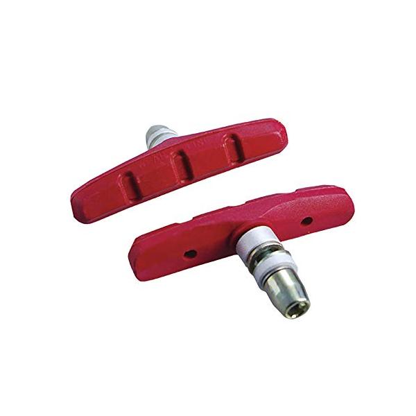 ALLIGATOR(アリゲーター) Vブレーキ用ブレーキシュー ナット付 VB-620 RED BR-ALLI-OT001スポーツ＆アウトドア/自転車/自転車パーツ/ブレーキパーツ/ブレーキシュー・パッド