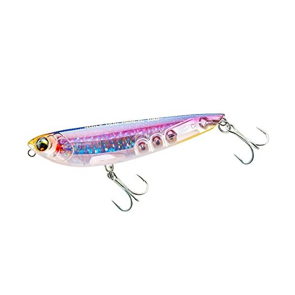 *短い移動距離でより多くのアクションを演出し魚にアピール。*内部のラトルボールが奏でるサウンドで広範囲の魚を誘い出す。*口元の小口径カップがアクション時に甘いポップ音とスプラッシュを演出。スポーツ＆アウトドア:釣り:ルアー:シーバス・ヒラメルアー