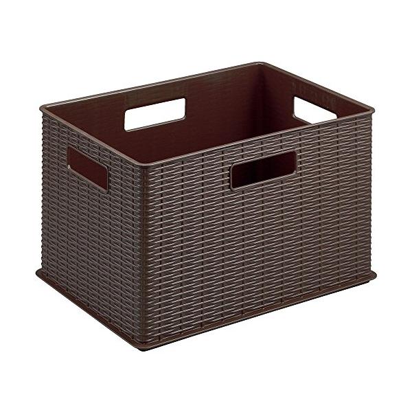 容量(L):-色:ダークブラウン外形寸法(mm)間口*奥行*高さ:375*270*245有効内寸(mm)間口*奥行*高さ:354*249*232質量(kg):0.95ホーム＆キッチン:収納用品:収納ケース・ボックス