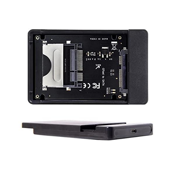 CFast - SATA アダプターです。サイズは2.5インチ HDDと同じです。どのメモリCFastカードもアダプターで受け入れられます。標準SATA/USB3.0インターフェースを介してCFastタイプIへの読み取りと書き込み。この機能...