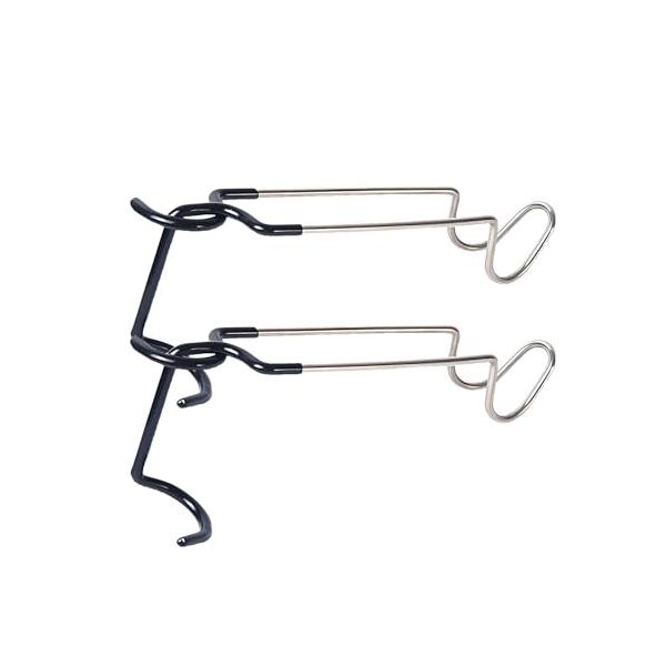 多機能なクランプ式設計：このハンガーはクランプ式設計で、10mmから32mmのランタンポールに適用され、使用範囲が広がり、さまざまなキャンプ環境に適しています。高品質で耐久性のある素材：ステンレス鋼304ワイヤーとスリップ防止ゴムでできたこ...