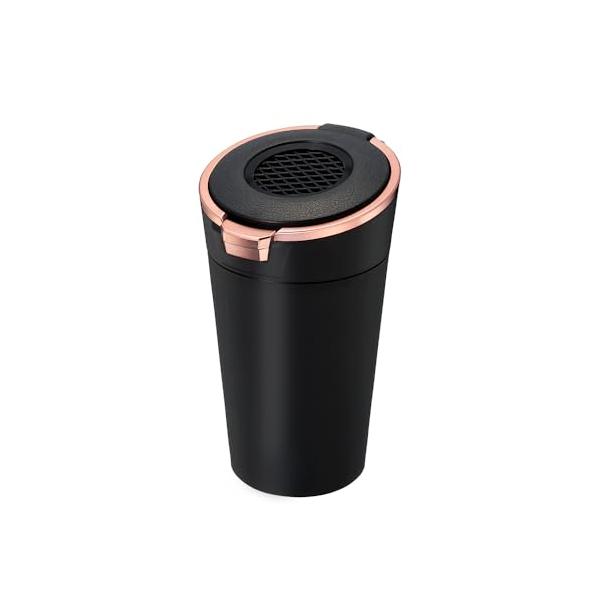 車内での使いやすさにこだわったソーラーライト付き多機能灰皿です。「灰づまり自動クリーニング消火穴」をはじめ、車載用灰皿に特化した12の機能を備えています。ドリンクホルダーに収まりの良いテーパードデザインです。車＆バイク/カーアクセサリ/灰皿...