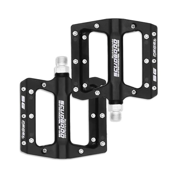 高品質の素材 *自転車ペダルは高品質のナイロン繊維で作られており、耐久性があり軽量です。自転車ペダルの車軸はスチール製で、耐衝撃性、耐摩耗性、耐腐食性があります。 取り付け簡単 **?取り付ける際は、左右のペダルを区別してください。右ペダル...