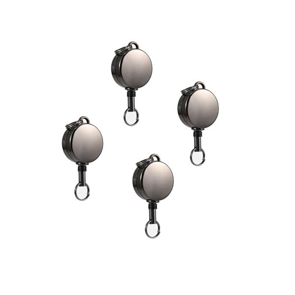 商品仕様 数量：4個。伸縮自在。  材質 亜鉛合金ハウジング、ナイロン材質を採用し、外観が美しく、耐久性があり、錆び変形しにくく、優れた耐摩耗性能を持ち、長時間使用しても新しいままであることを確保する。 ?  紛失防止設計 特別に設計された...