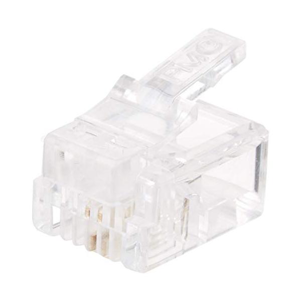 入数:10個プラグ形状:RJ12/11プラグ 6極2芯(6P2C) 3μ金メッキ対応機器:電話、FAX、ホームテレフォン、ビジネスフォン、モデム、通信機能付きゲーム機などRoHS指定対応/ゴミの少ないエコ簡易パッケージ家電＆カメラ:電話機・...