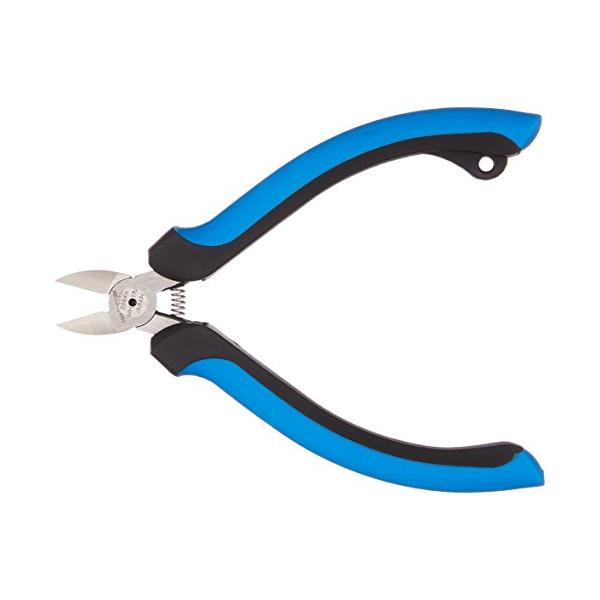 エレクトロニクス分野などの細かな作業の切断に切断能力:軟鉄線 約φ1.6mm、軟銅線 約φ0.2*2.0mm材質:本体 高炭素合金工具鋼KA70CR、グリップ TPR(二重成型)熱処理:本体 全体焼入、刃部 高周波焼入硬度:本体 HRC45...