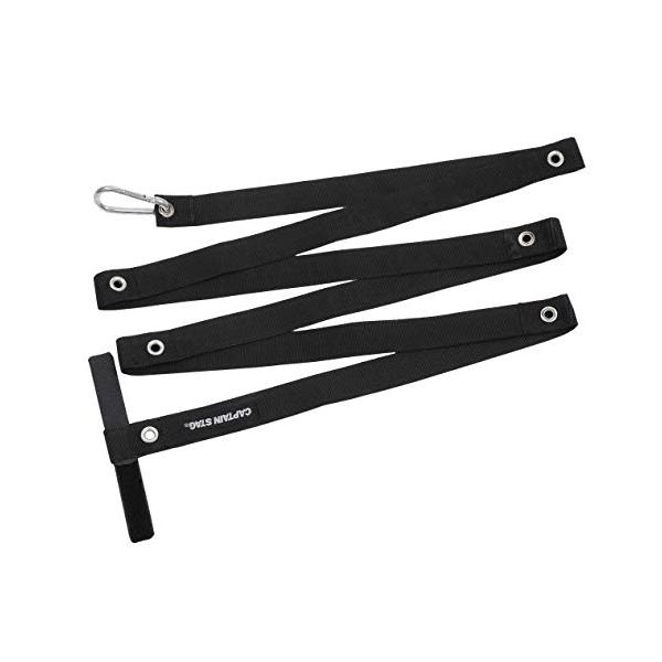 サイズ(約):ベルト長290cm材質/ベルト:ポリプロピレン、金具:鉄(ニッケルめっき)用途:延長ベルトを使用することで、ドームテントの前にテントが張れる。連結用のカラビナが付属。原産国:中国スポーツ＆アウトドア:アウトドア:テント:テント...