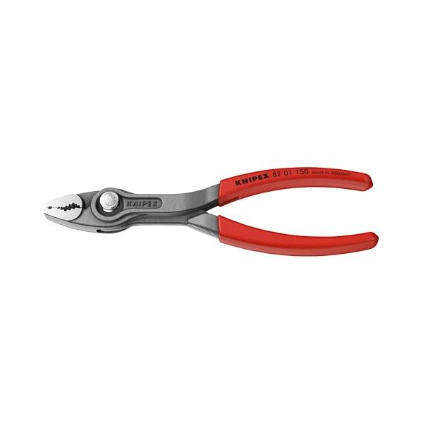 調整段数：3、パイプつかみ能力(φmm)：3-16、ナットつかみ能力(mm)：3-16、全長(mm)：154、質量(g)：130ヘッド仕上げ：グレー防錆コート・磨き、ハンドル仕様：プラスチックコーティング(滑り防止仕上げ)フロントグリップと...