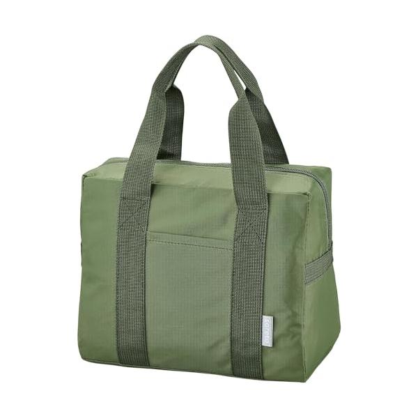 色：カーキ色:カーキサイズ:23*19*マチ13cmメーカー:OSK製品サイズ:19 x 23 x 13cm; 110g梱包重量:0.11kgホーム&amp;キッチン/キッチン用品/弁当箱・水筒/ランチバッグ・ランチ巾着・ランチベルト