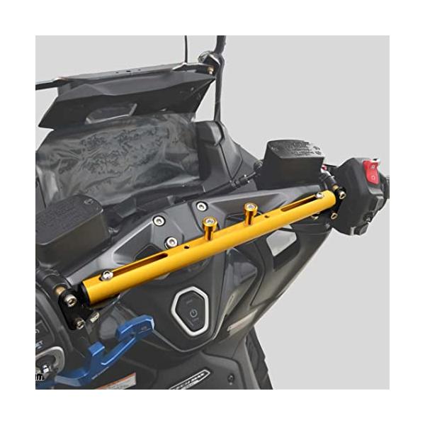 適合車種 ：TMAX560(20-23) TMAX530(17-19)高強度アルミニウム合金素材 A6061−T6 削り出し、カラーアルマイト仕上げサイクリングの人々の必需品  あなたはすべてを掛けることができます あなたはすべてをつまむこ...