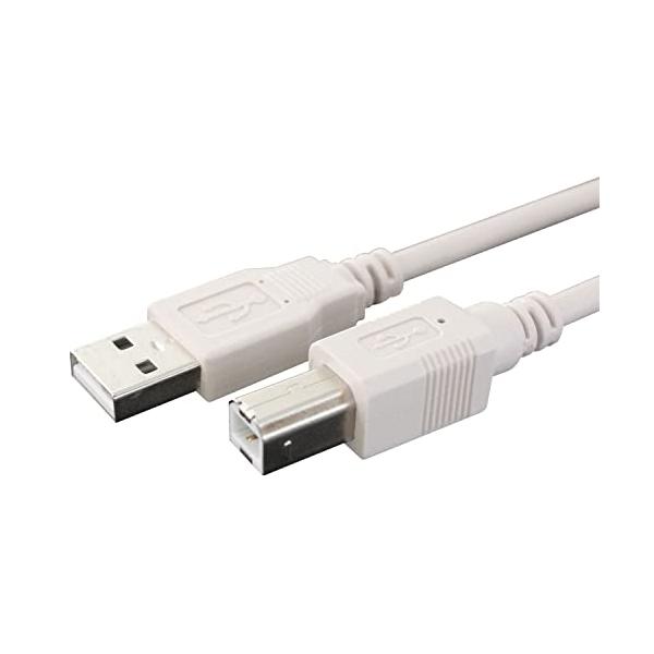 カラー：ライトグレーケーブル長：1.8Mコネクタ形状:USB(Aタイプオス)*USB(Bタイプオス) / 伝送速度:480Mbps対応ケーブル構造:28AWG*1P*24AWG*2C*AEB、OD/4.5mm UL電線RoHS指定対応/ゴミ...