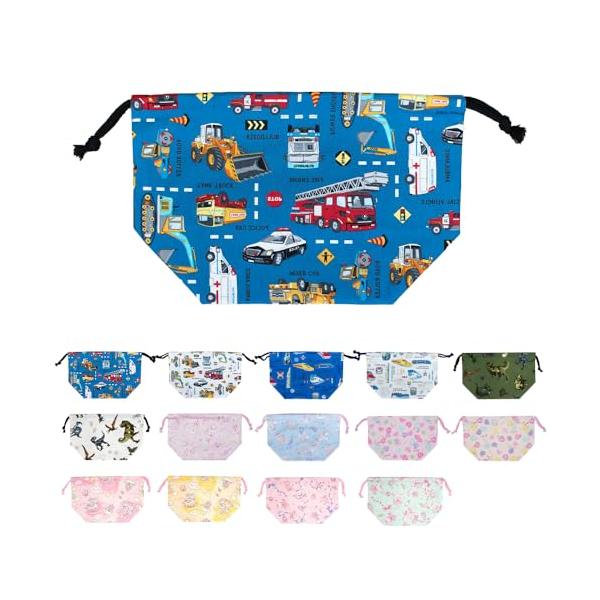 通園通学に最適 お弁当箱が入るサイズ ランチタイムにぴったりの巾着ホーム＆キッチン/キッチン用品/弁当箱・水筒/ランチバッグ・ランチ巾着・ランチベルト