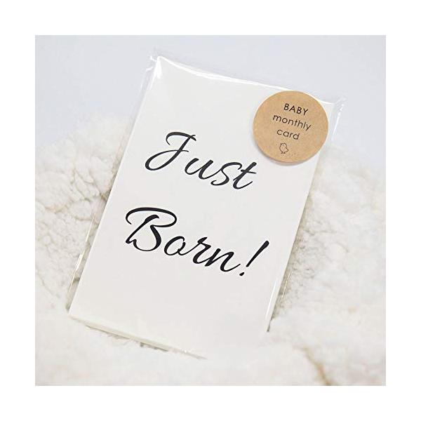 [メイドインたんたん] ベビーマンスリーカード 18枚セット 5歳まで design1 月齢フォト 月齢カード シンプル 成長記録に 記念日 出産祝いベビー&amp;マタニティ/出産祝い・ギフト・メモリアル/メモリアルグッズ/ベビーアルバム
