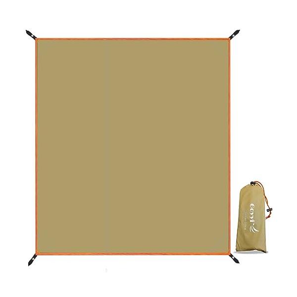 色：カーキサイズ：240x210cm 使い勝手に優れたグランドシート 展開サイズは90x210cm/145x210cm/180x210cm/210x210cm/240x210cm/240x240cm/300x300cmあり、好きにサイズを選...