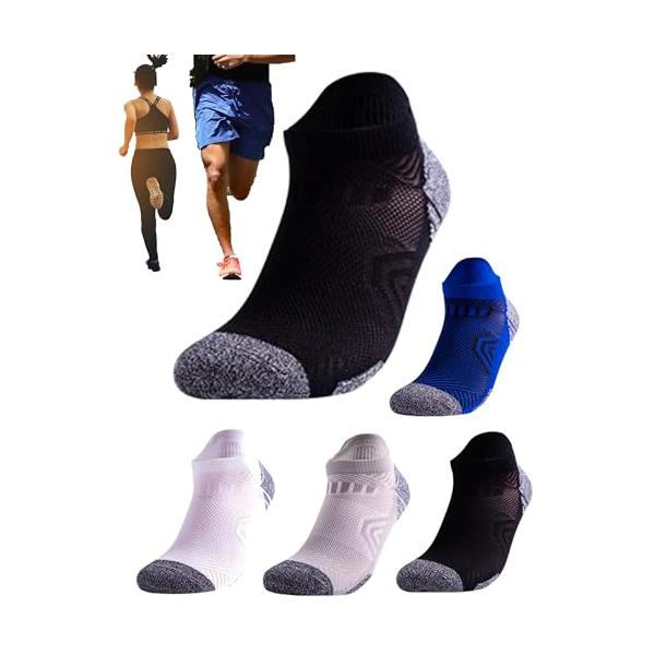 色：24-28cm ベーシック切替5足組 kuuupiiiランニングソックスの特徴(2) この優れた特徴のソックスは、ランニング用としてだけでなく、テニスやゴルフ、トレーニング時などの他のスポーツにも最適です。  kuuupiiiランニング...