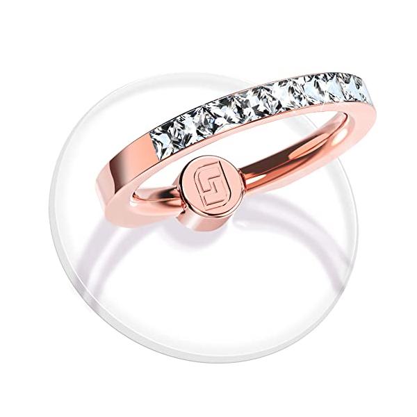 透明なデザイン：透明アクリルで構成されるスマホ リングーは、スマホが元々持つ独自のデザインを犠牲にすることなく、ホルダー機能を追加できます。自由回転：360*回転と180*フリップフォールディング設計で、スマホの調整、読書や動画鑑賞などの様...