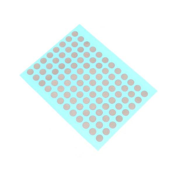 商品 リモコン接点修理テープ 88個*1枚  サイズ 各パットの直径：6mmリモコンや電子ピアノ、ゲームコントローラーなどの故障したボタンを手軽に修理できる「導電性テープ」。6mmの円形パッドが、粘着性と導電性を兼ね備え、壊れたボタンの性能...