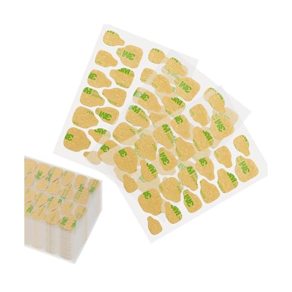 サイズ：各商品には25枚のシートが入っており、１枚のシートには24枚の違うサイズが含んでおります、たっぷり600枚 粘着力が強い：手洗いや顔洗いなどに問題ありませんし、仕事や家事などもできます。ご使用方法：爪の大きさに合わせてステッカーを剥...