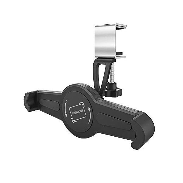 [多場所多機種使用可]：クランプ部分はキッチンや事務所や公共の場などのキャビネット/テーブル/デスク/卓上などいろんなところに取り付けます。ホルダー伸縮アーム幅は２１−２３ｃｍですから、市場上ほとんどの７−１０．５インチのタブレットに対応し...