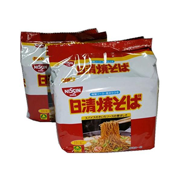 日清焼そば 5食パック*2 合計10食分 食品・飲料・お酒:麺類・パスタ:焼きそば