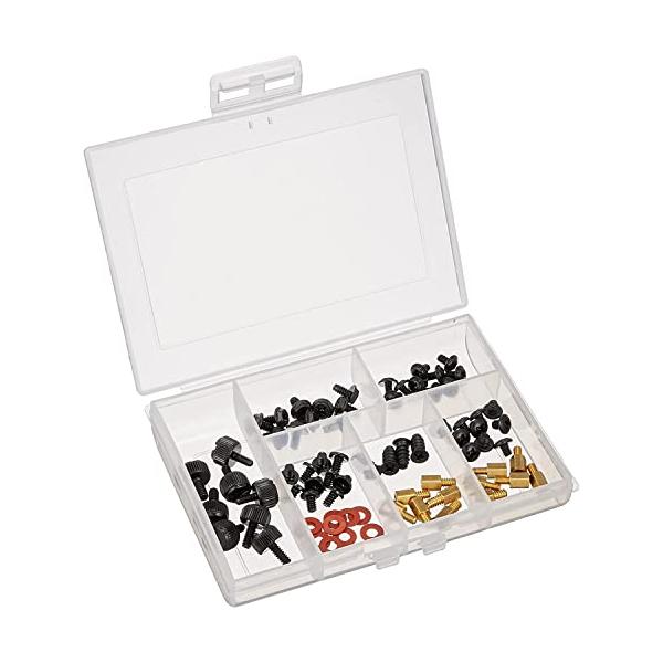 *インチネジ (トラス頭) *10個 *インチネジ (平頭) *10個 *I/Oブラケット用インチネジ*10個 *ワッシャーヘッドミリネジ*10個*ハンドルネジ インチタイプ*4個 *ハンドルネジ ミリタイプ*4個 *テーパーネジ*4個*六...