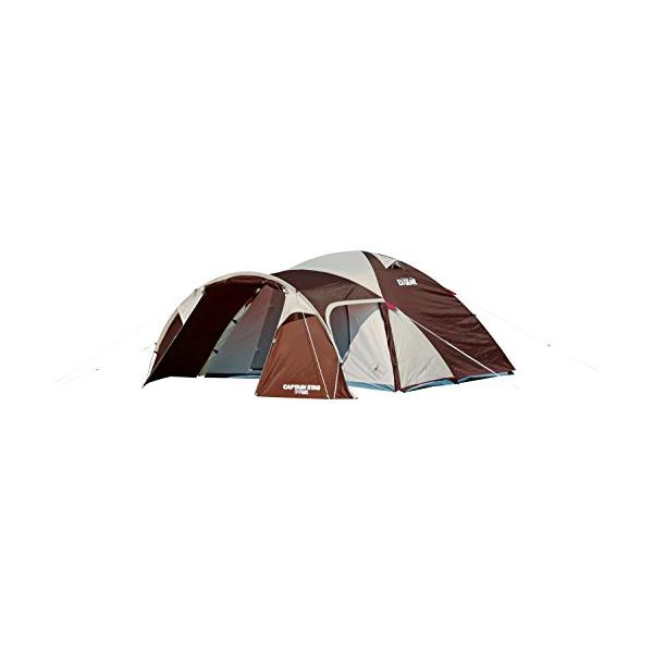 製品サイズ(約):フライ:270*490*H155cm、インナー:270*270*H150cm重量(約):6.6kg材質(品質):フライ:ポリエステル185T(PU2,000mm)、インナー:ウォール*ポリエステル185T(通気性撥水加工)...