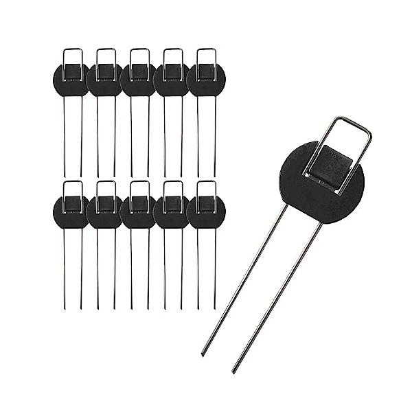 * 特徴 コの字ピンと押さえ板が一体になった、作業効率のいい押さえピンです これまで面倒だった、ピンと押さえ板を併せる作業が無くなります フラットタイプではコの字ピンを採用 Uピンタイプと比べ、凹凸が少なく見た目もすっきり 凹凸部分に土が溜...