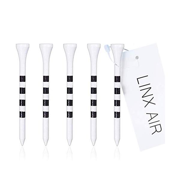 目盛り付きのゴルフティーで、誰でもティーの高さを一定にすることが出来るので、常に安定したティーショットが可能です ロングタイプ83mm。強度に優れた特別な竹を使用しているので、耐久性も抜群です 白いティーに黒のストライプ柄でデザインもよく、...