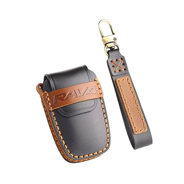 *対応車種：トヨタ RAV4 XA50系 革を持つ温かさや安心感が伝わる、お客様が手にした瞬間から成長が始まります。*各ボタンにフィットするよう設計された、こだわりの専用キーケース。表面にラブ4カスタマイズRAV4ロゴ付き。*手触りの良い本...