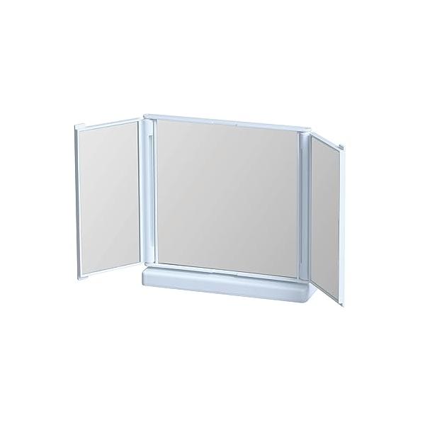 製品サイズ / 幅33*奥行8*高さ17cm(ミラーを広げた時)、幅18*奥行8*高さ17cm(ミラーを閉じた時)鏡面サイズ / 幅14.5*高さ15cm[中央面]、幅6.9*高さ14cm[側面]材質 / ABS樹脂、ミラー原産国 / 中国...