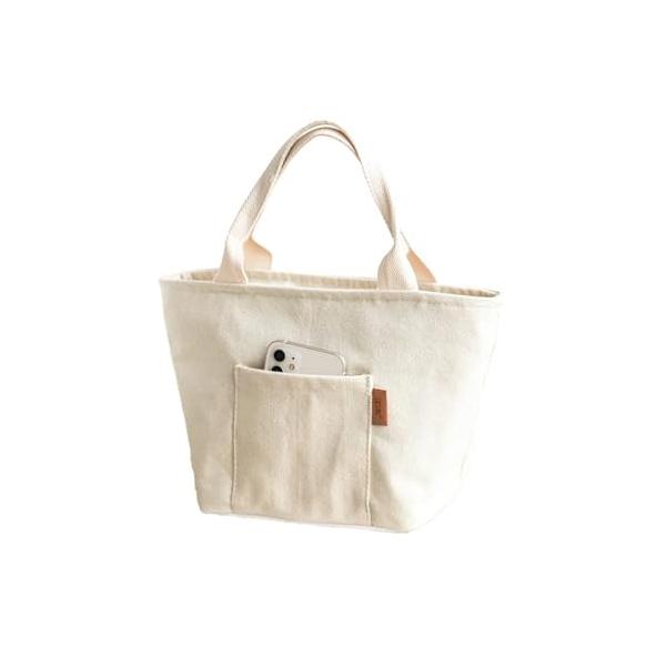 デザイン キャンバス素材で硬めのしっかりとした生地ですので、ママバッグなど普段使いはもちろん、お花見や運動会、レジャーなど、様々な行事にもピッタリです。 前面ポケット スマホ、ハンカチ、ポケットティッシュなどすぐに取り出したいものを入れるの...