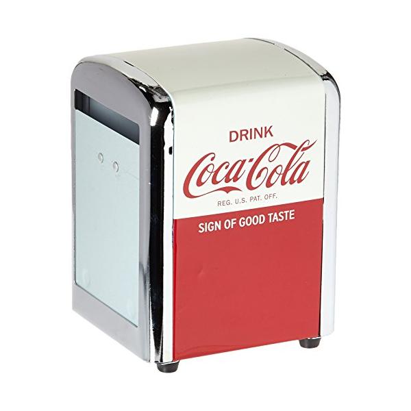 Tablecraft CC381 Coca-Cola Napkin Dispenser, Half, Red by Tablecraftホーム＆キッチン/キッチン用品/エプロン・キッチンファブリック/ナプキンスタンド